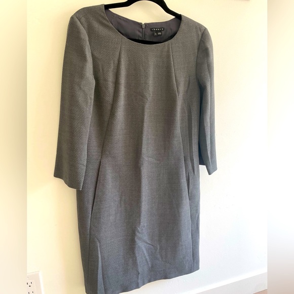 Theory | Dresses | Executive Grey Dress | Poshmark